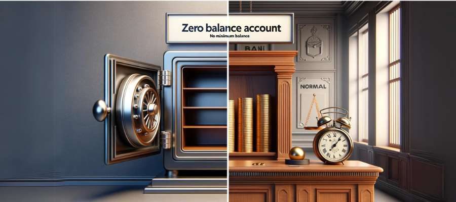 Key Differences Between Zero Balance and Normal Accounts